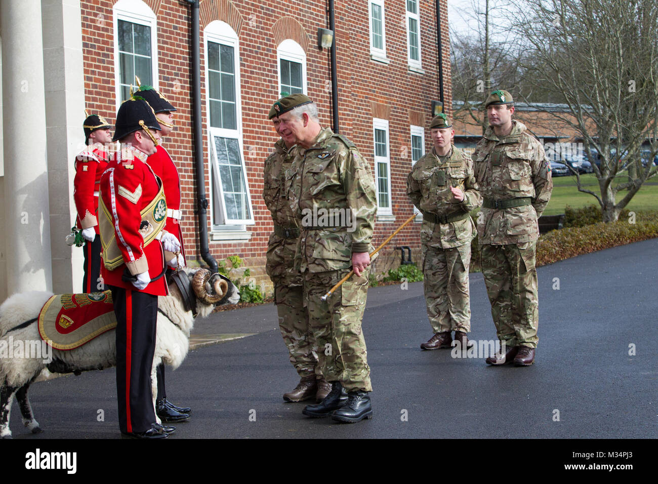 Prince Charles (King Charles III) visits Bulford Stock Photo - Alamy