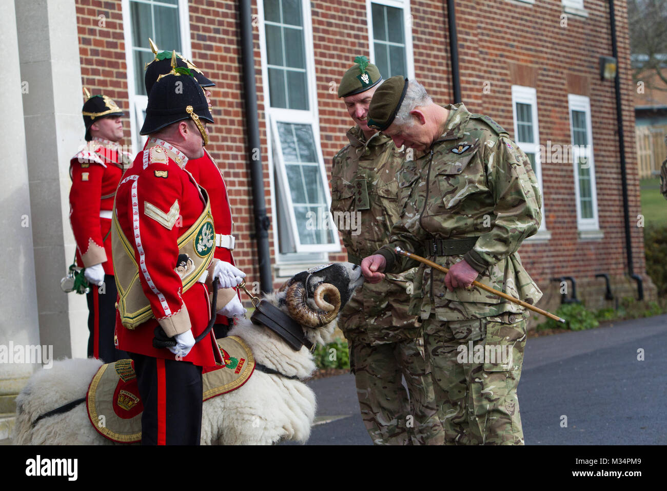 Prince Charles (King Charles III) visits Bulford Stock Photo - Alamy