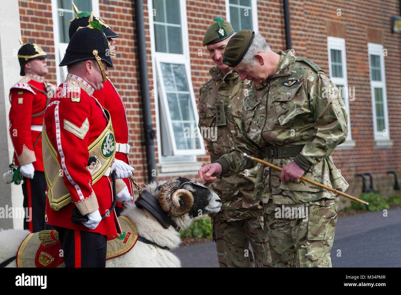Prince Charles (King Charles III) visits Bulford Stock Photo - Alamy