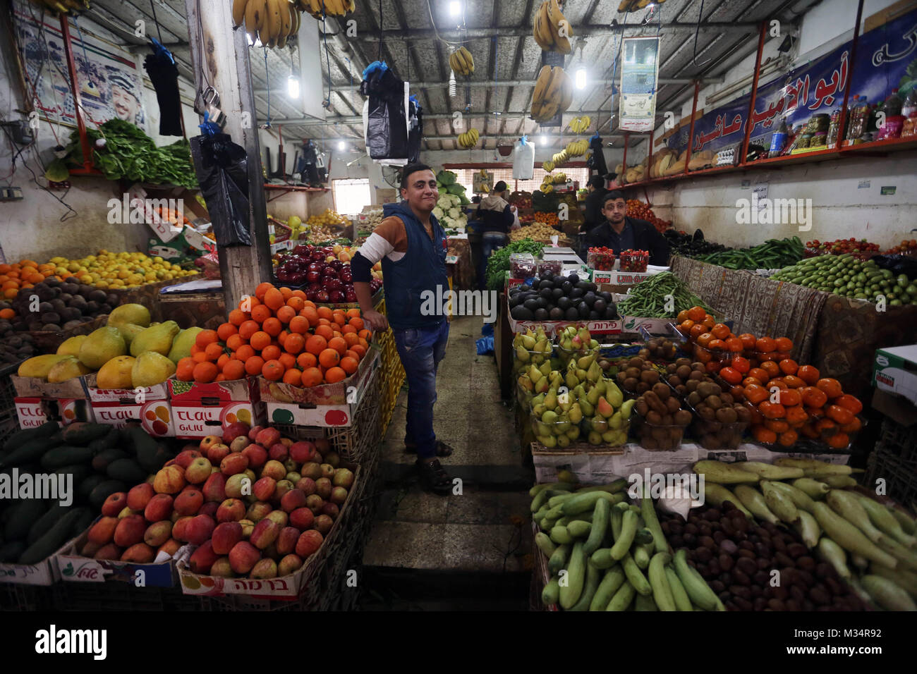 Gaza City, Gaza Strip, Palestinian Territory. 8th Feb, 2018. A ...