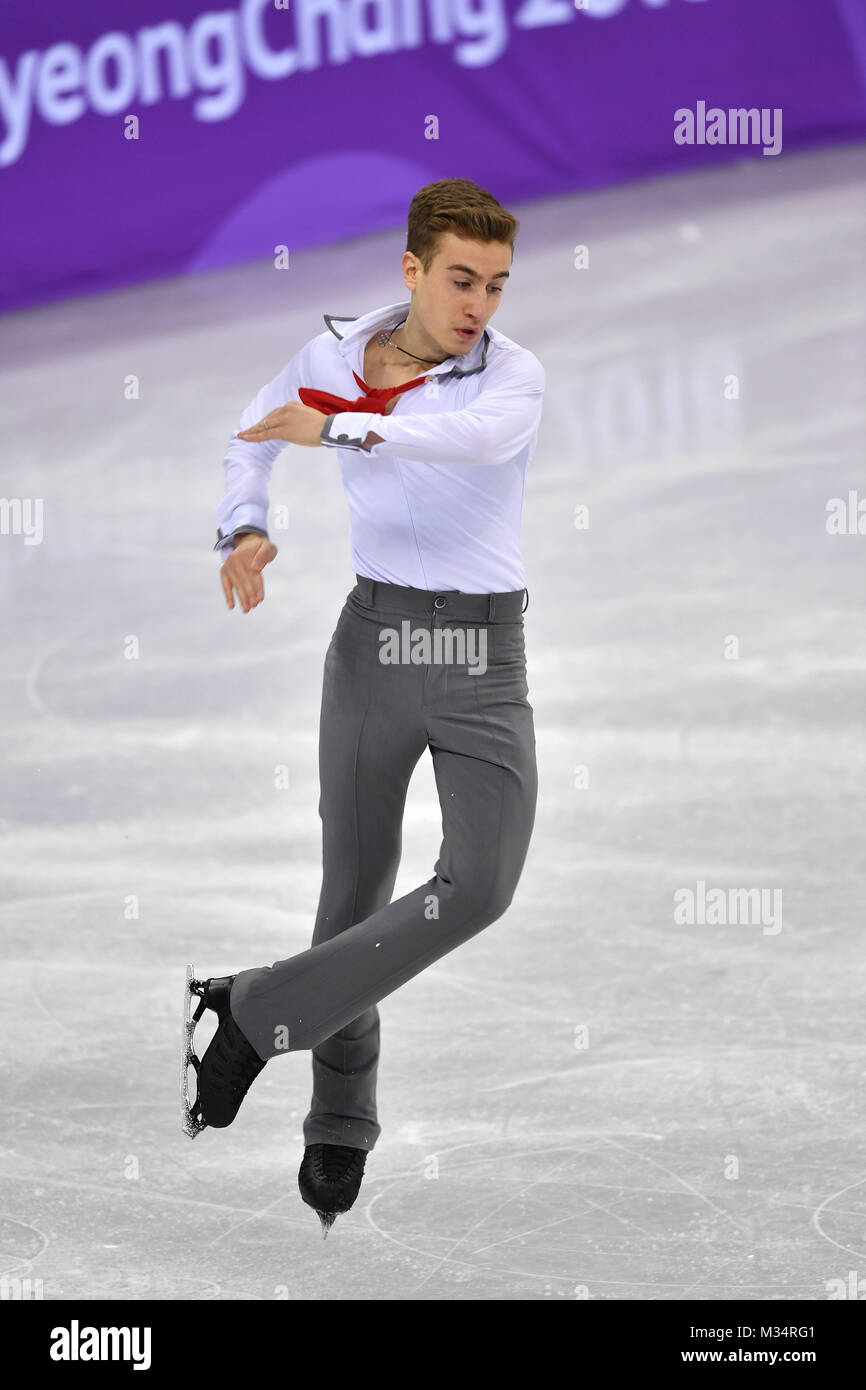 Matteo RIZZO (ITA), Aktion. Figure Skating Team Event,Men`s Single ...