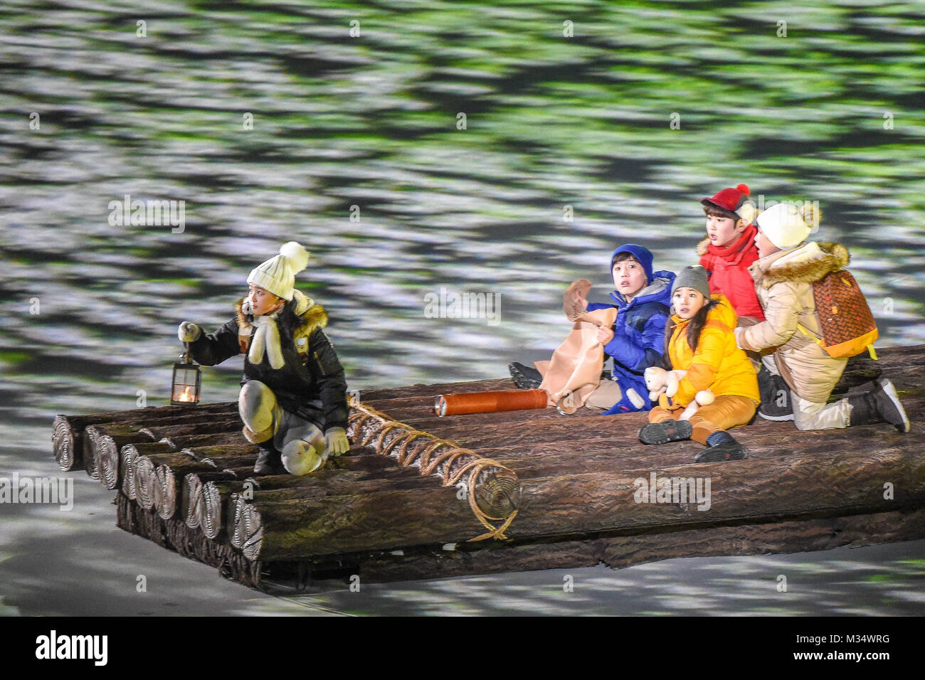 Pyeongchang, South Korea. 9th Feb, 2018. Opening ceremony at 2018 ...