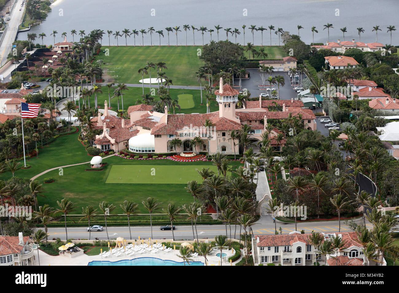 Mar a lago aerial hi-res stock photography and images - Alamy