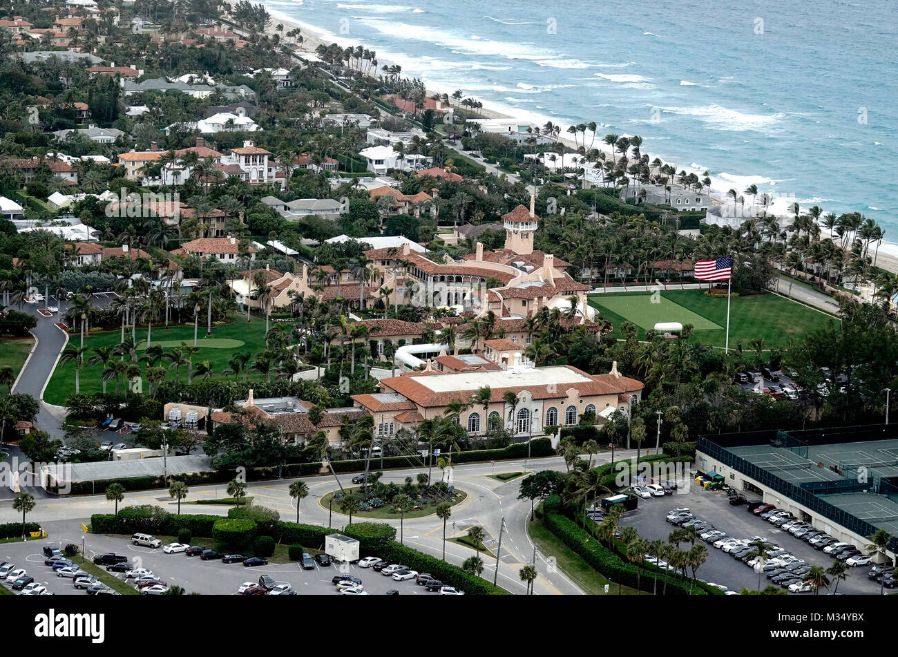 Mar a lago aerial hi-res stock photography and images - Alamy