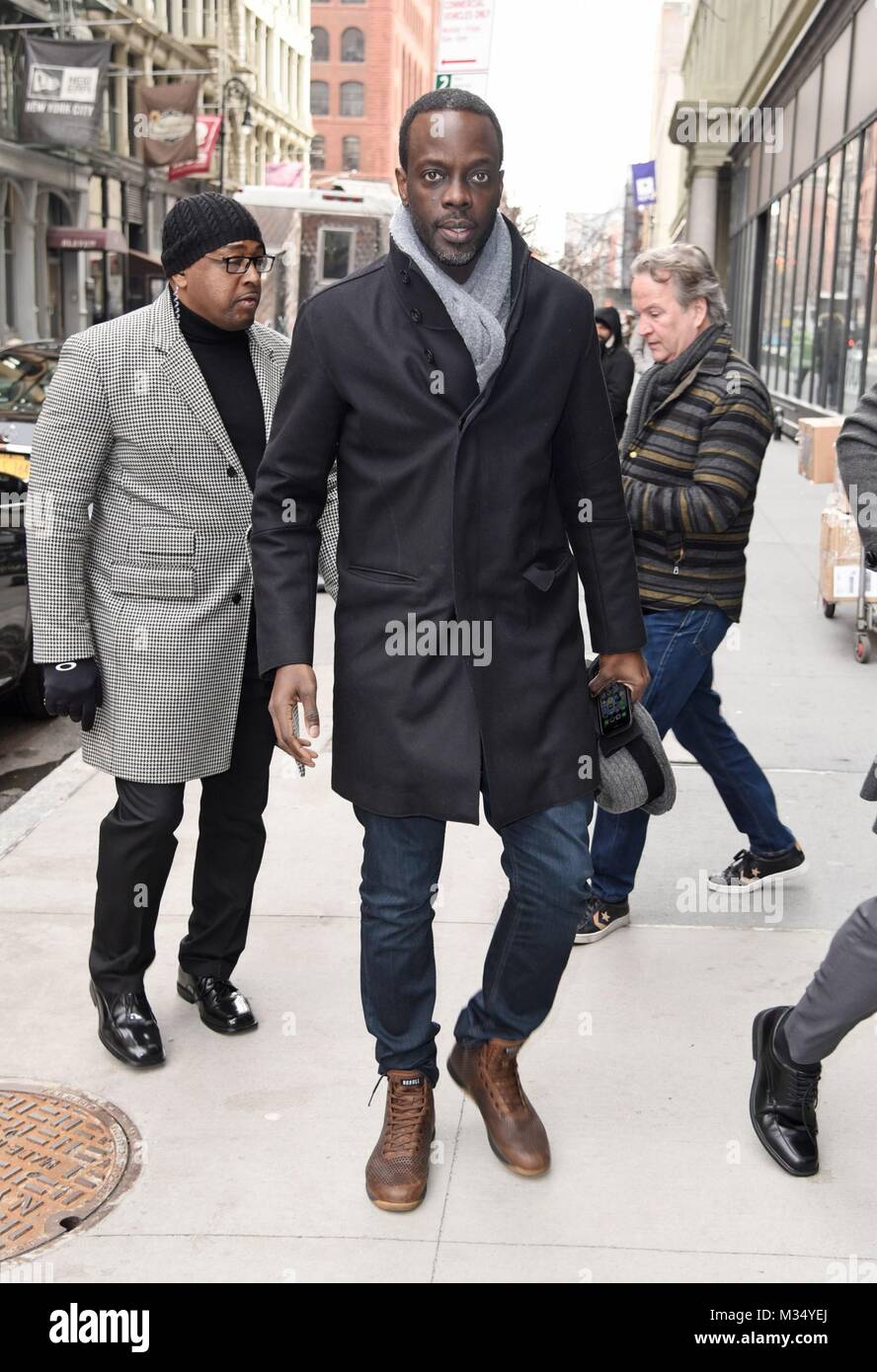 New York, NY, USA. 9th Feb, 2018. Ato Essandoh, seen at BUILD Series to ...