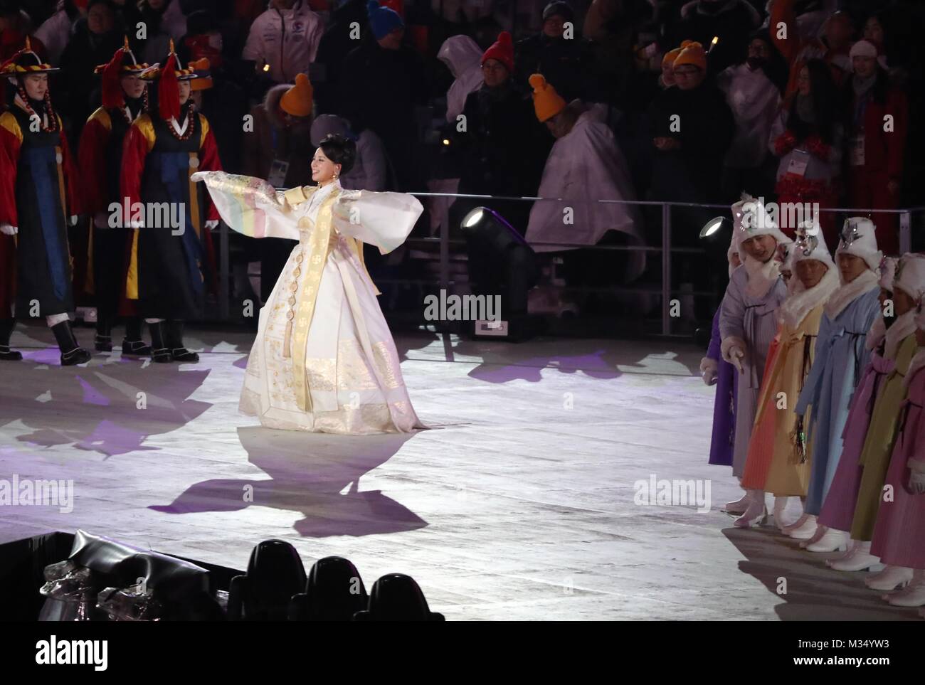 February 9, 2018 - PyeongChang, South Korea - Korean Opera singer SU-MI ...