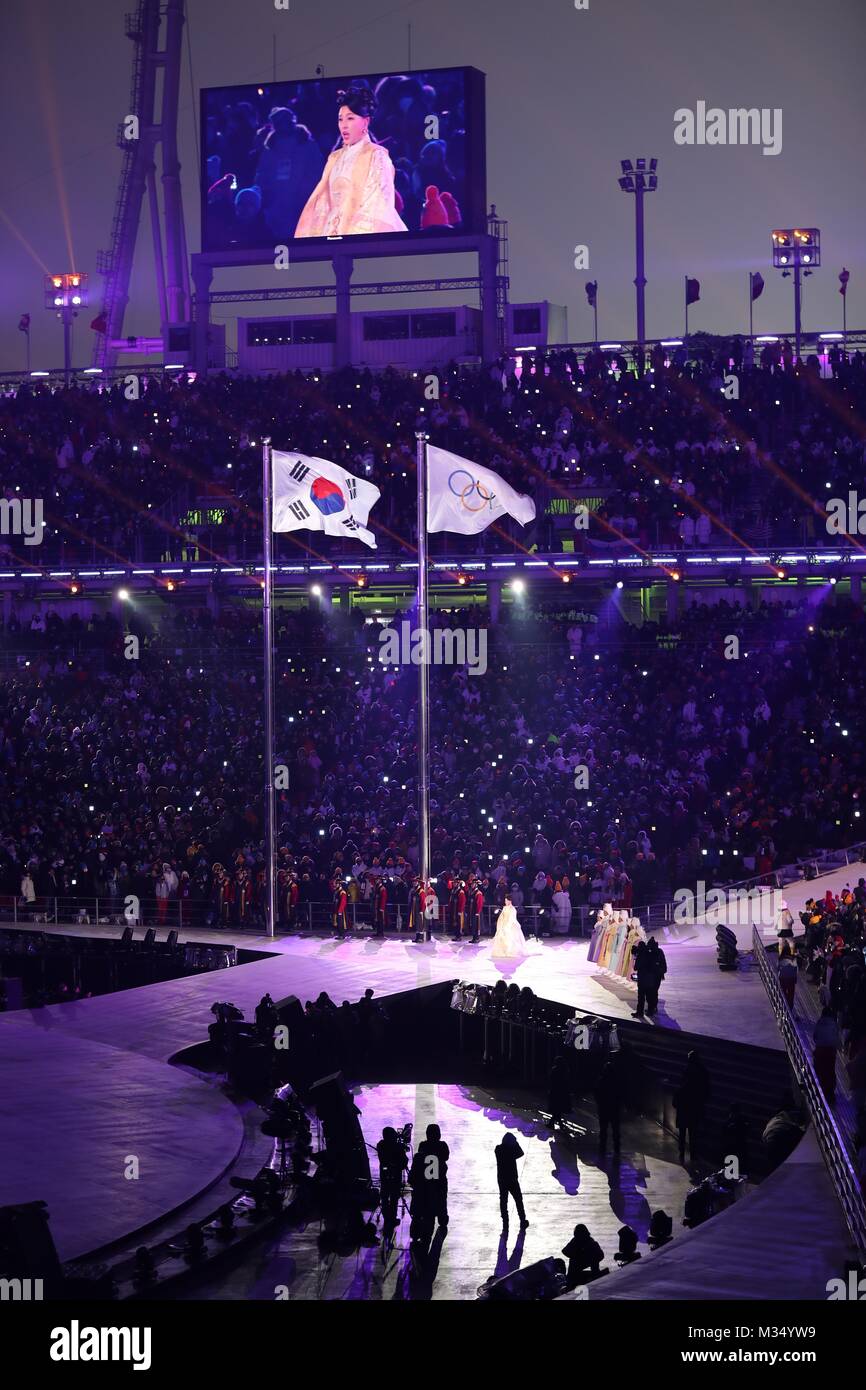 February 9, 2018 - PyeongChang, South Korea - Korean Opera singer SU-MI ...