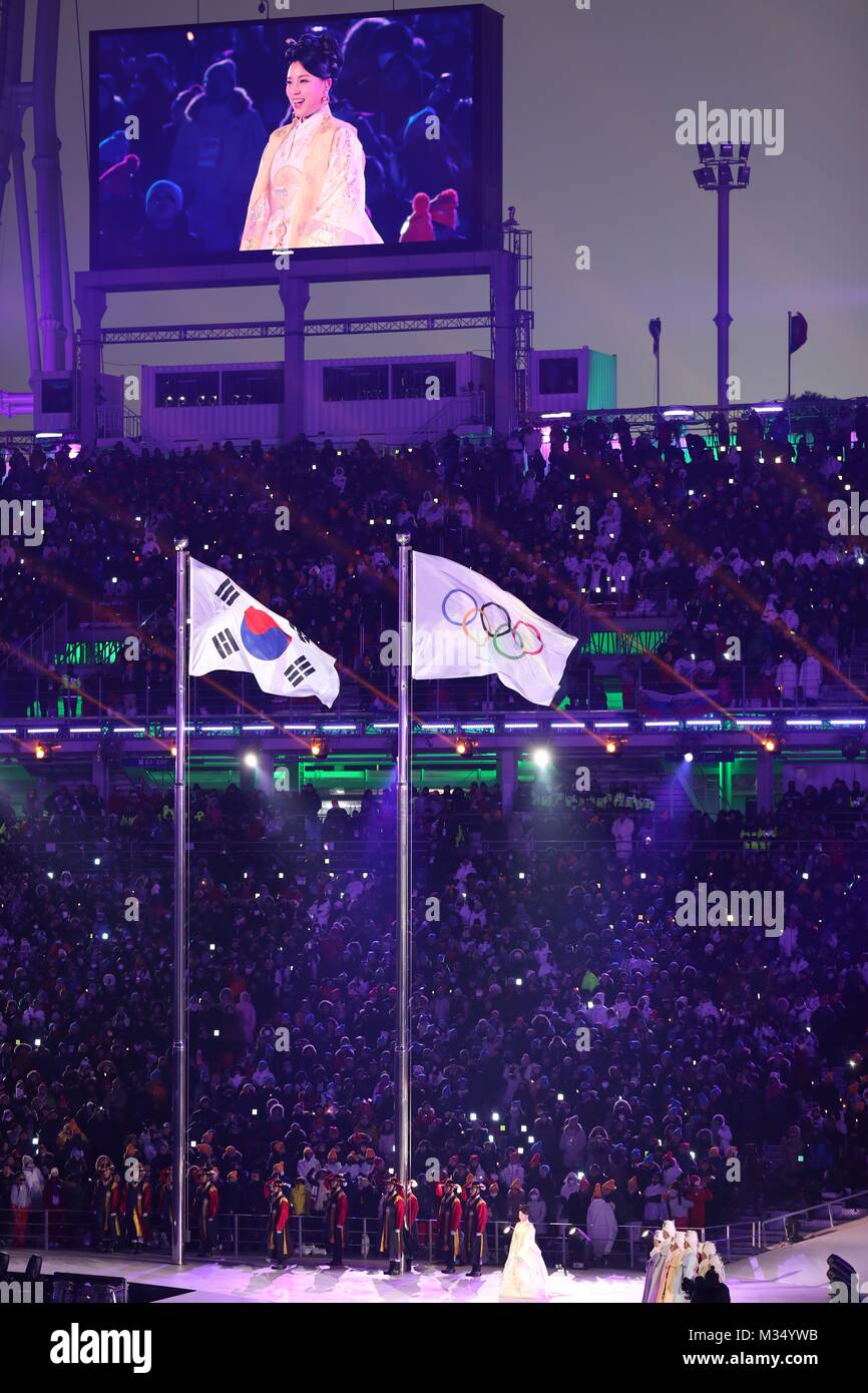 February 9, 2018 - PyeongChang, South Korea - Korean Opera singer SU-MI ...