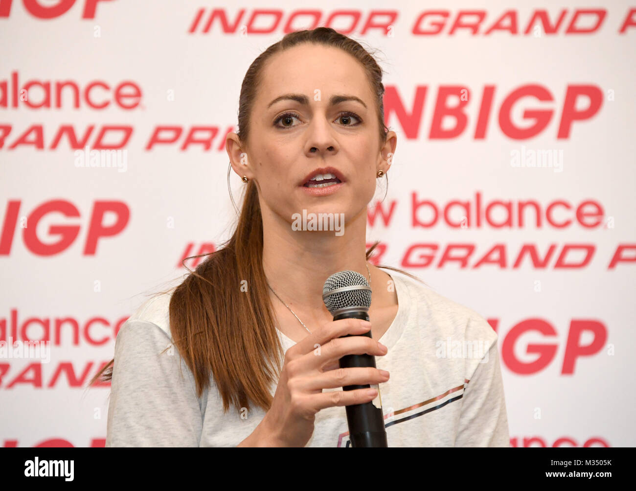 Boston, United States. 09th Feb, 2018. Jenny Simpson aka Jennifer ...