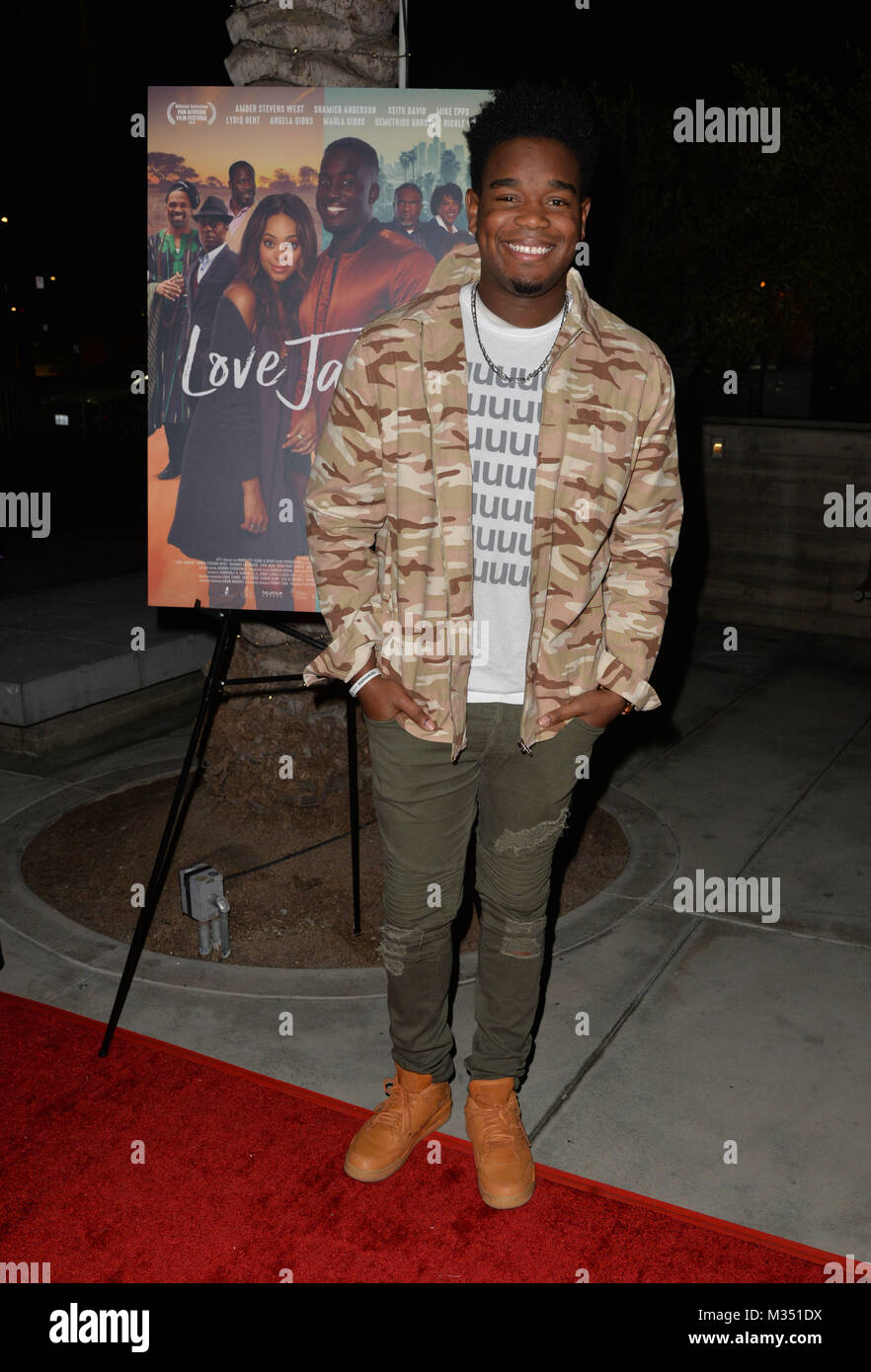 Los Angeles, Ca, USA. 08th Feb, 2018. Dexter Darden at the 2018 Pan ...