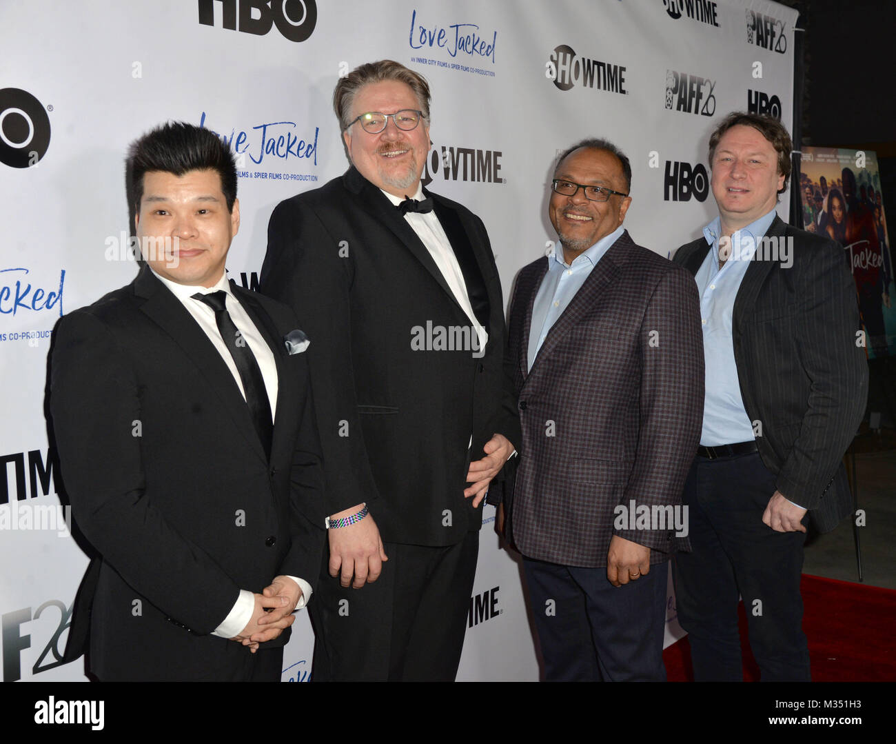 Los Angeles, Ca, USA. 08th Feb, 2018. Sidney Chiu, Michael Auret ...