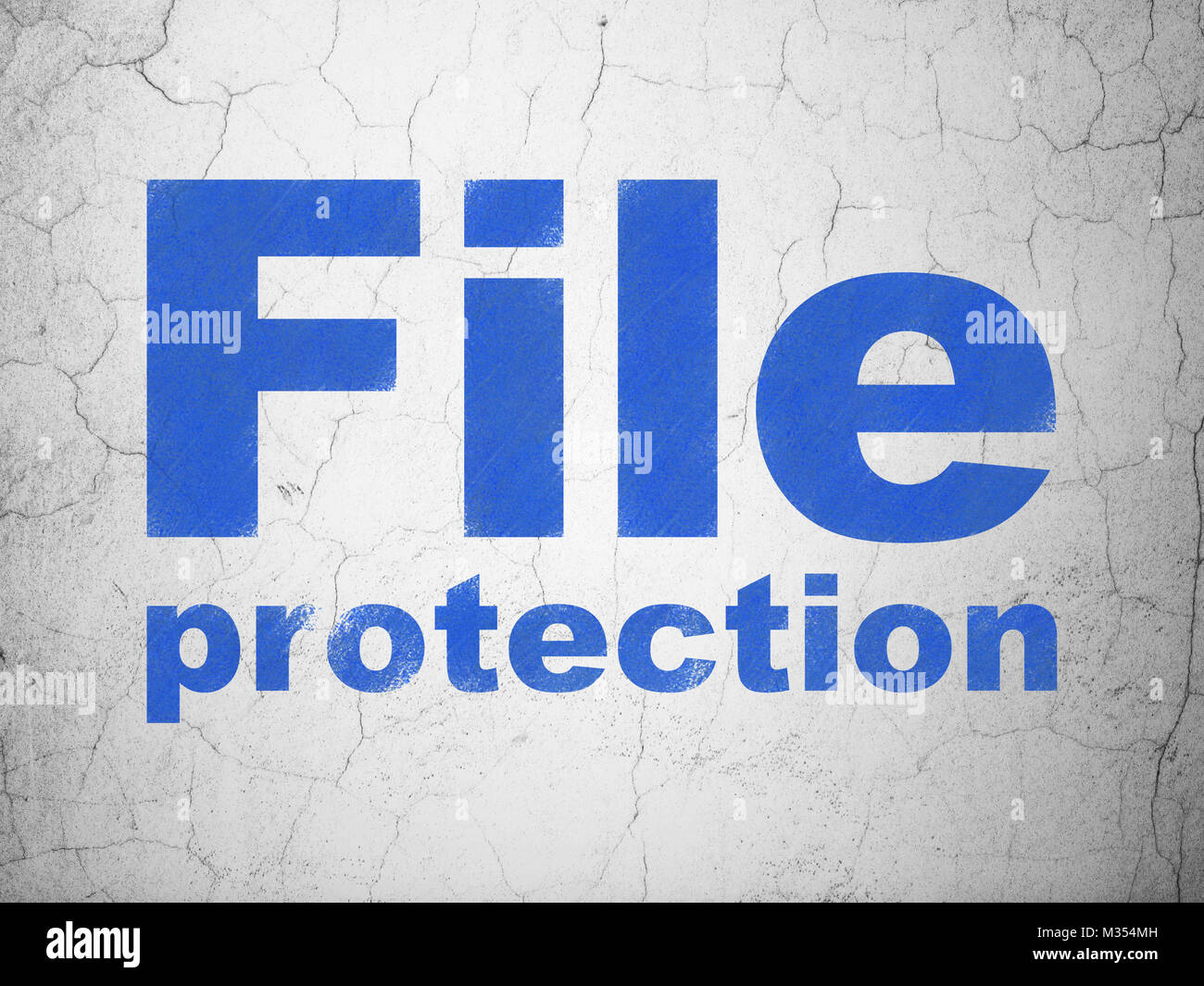 Safety concept: File Protection on wall background Stock Photo - Alamy
