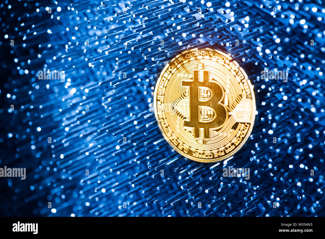 Bitcoin digital currency or Virtual money Stock Photo - Alamy