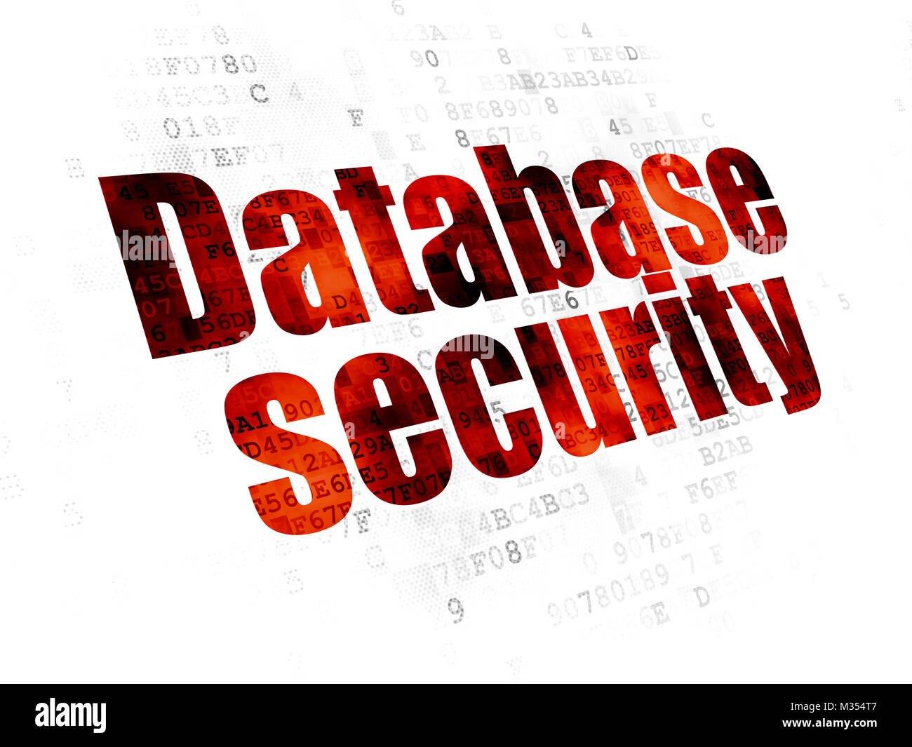 Privacy concept: Database Security on Digital background Stock Photo ...
