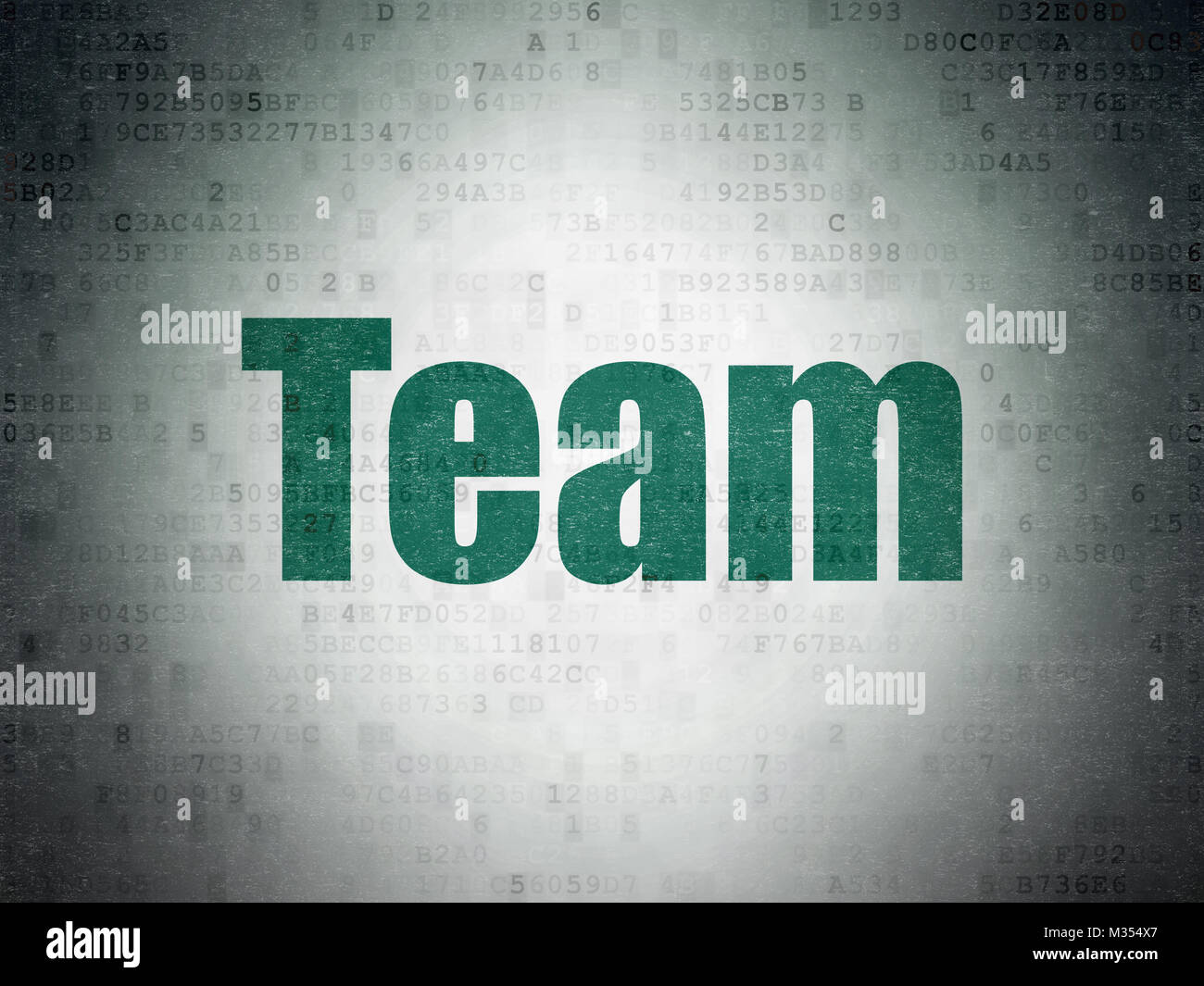 Business concept: Team on Digital Data Paper background Stock Photo - Alamy