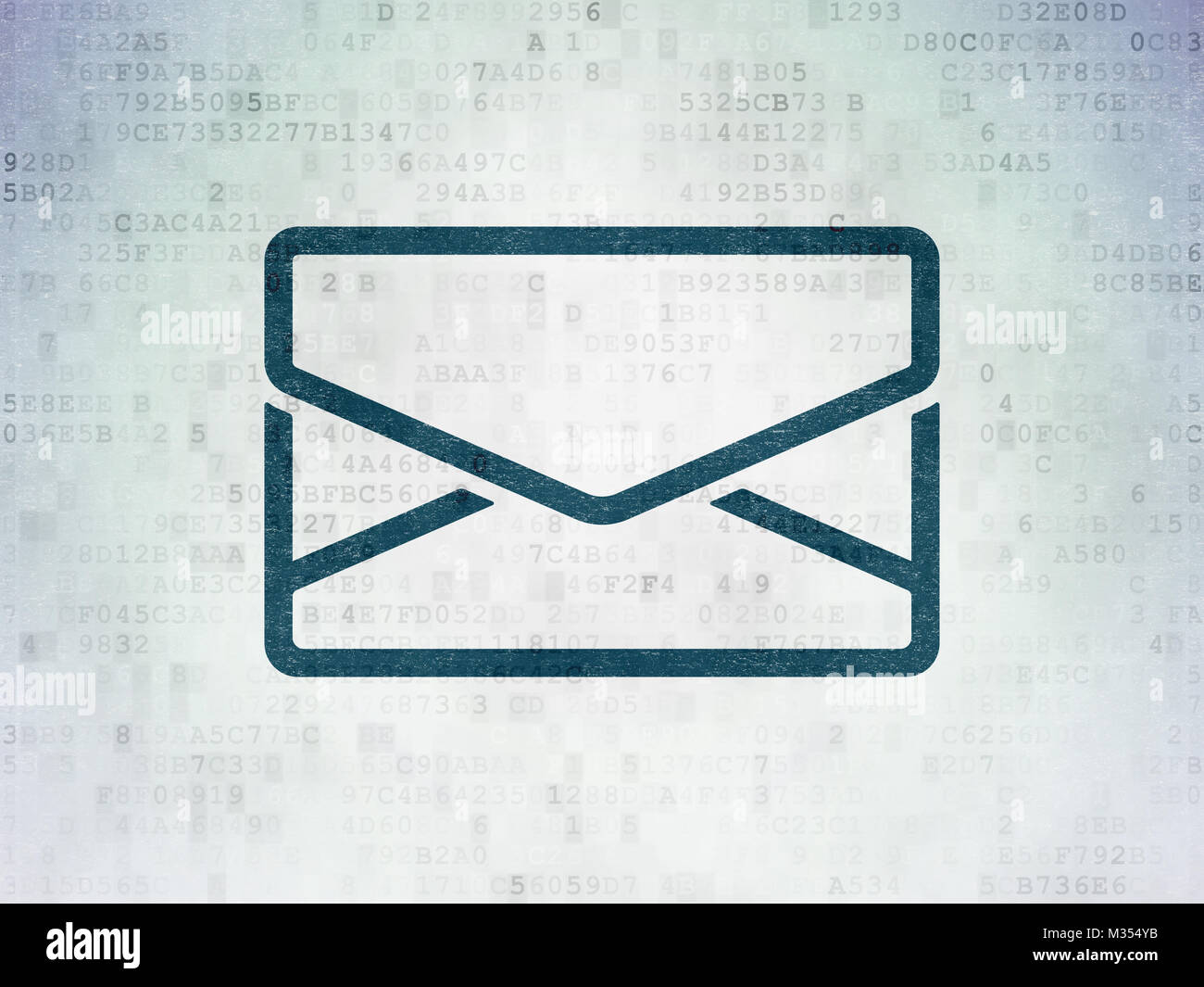 Business concept: Email on Digital Data Paper background Stock Photo ...