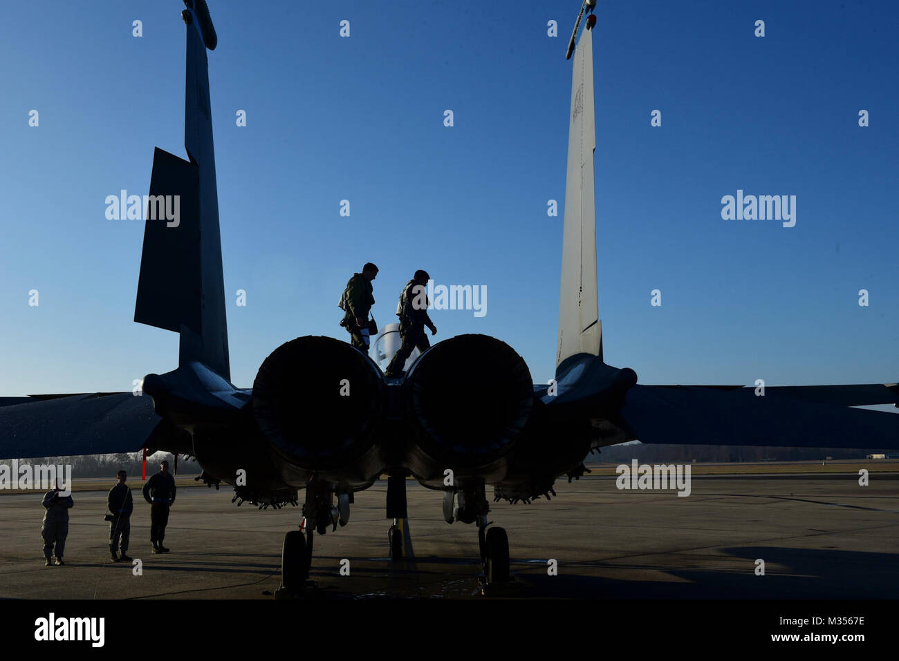 Maj. Wade Maulsby, 334th Fighter Squadron pilot, and 1st Lt. Mathew ...