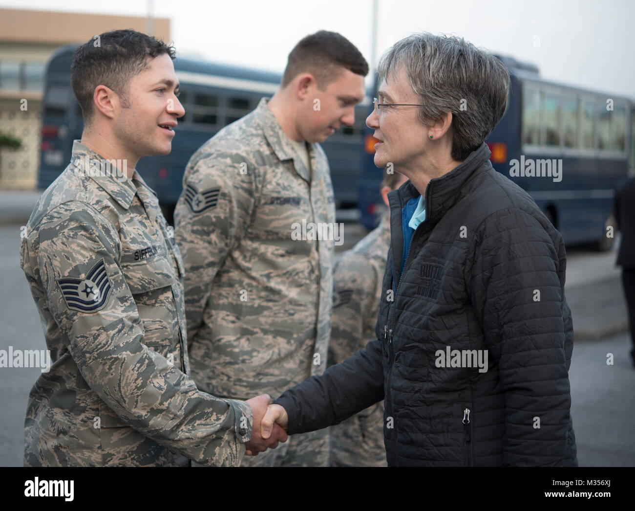 Secretary of the Air Force Heather Wilson coins U.S. Air Force Tech ...