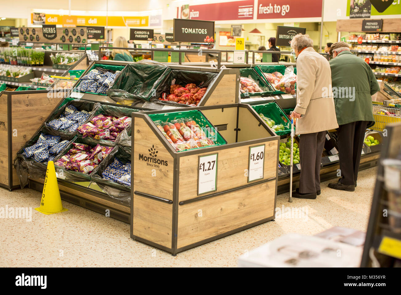 interior of a Morrisons supermarket Stock Photo - Alamy