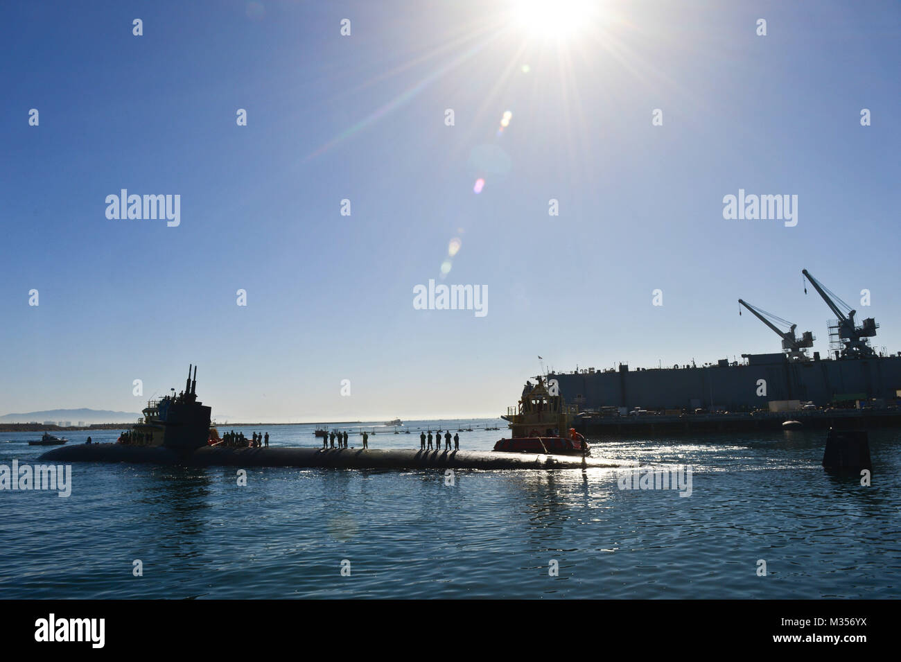 180207-N-UK333-023 SAN DIEGO (Feb. 7, 2018) The Los Angeles-class ...