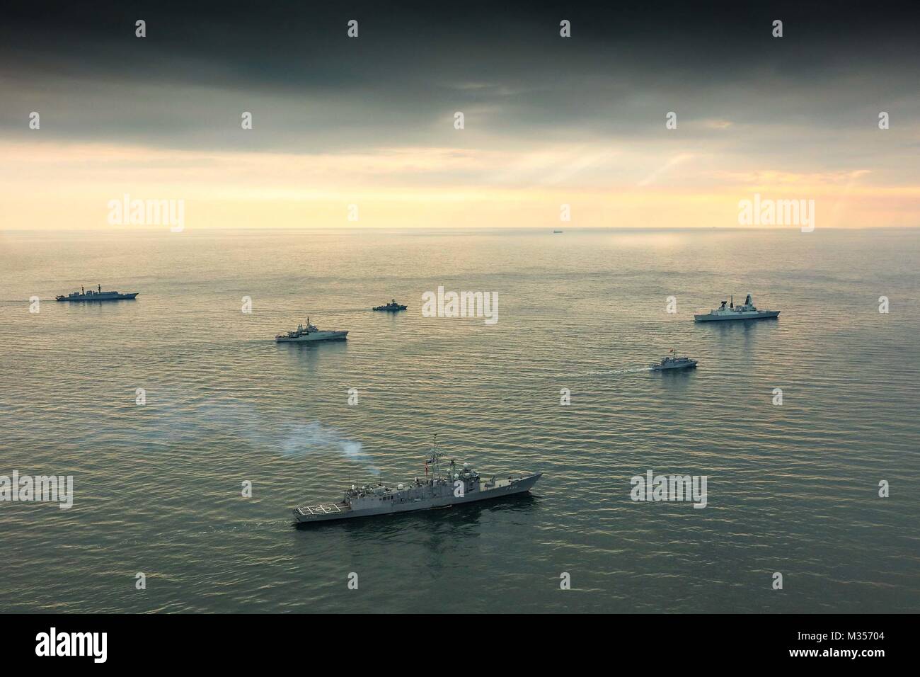 BLACK SEA (February 5, 2018) Standing NATO Maritime Group Two (SNMG2 ...