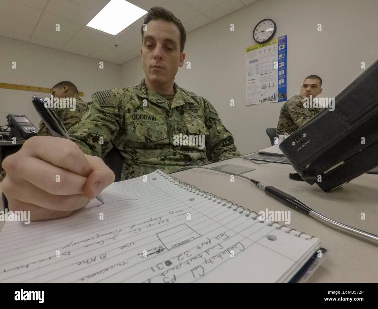 PENSACOLA, Fla. -- Aviation Structural Mechanic 2nd Class John Goodwin ...