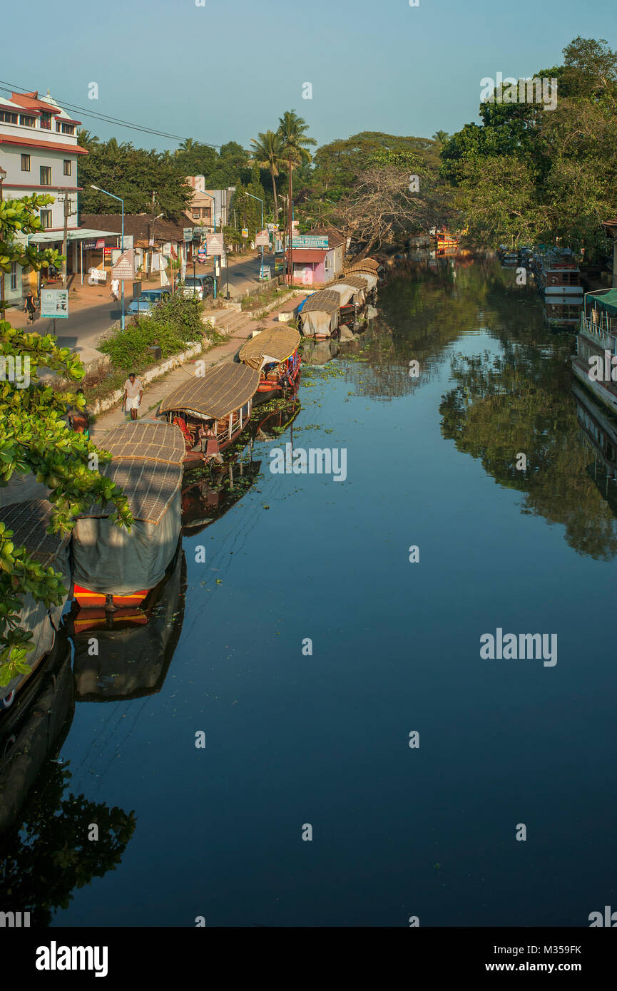 waterways, Alappuzha, Kerala, India, Asia Stock Photo - Alamy