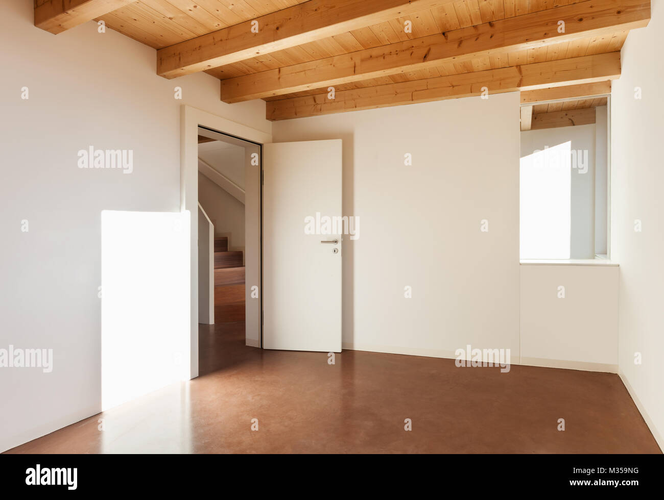 Architecture, empty loft, interior, room view Stock Photo - Alamy