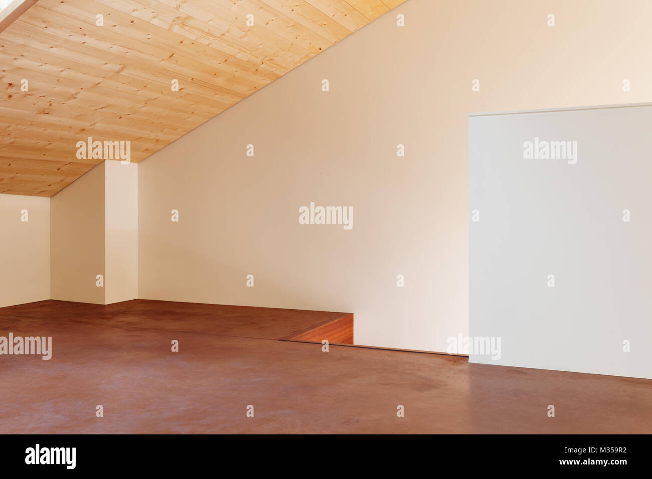 comfortable empty loft, interior, detail room view Stock Photo - Alamy