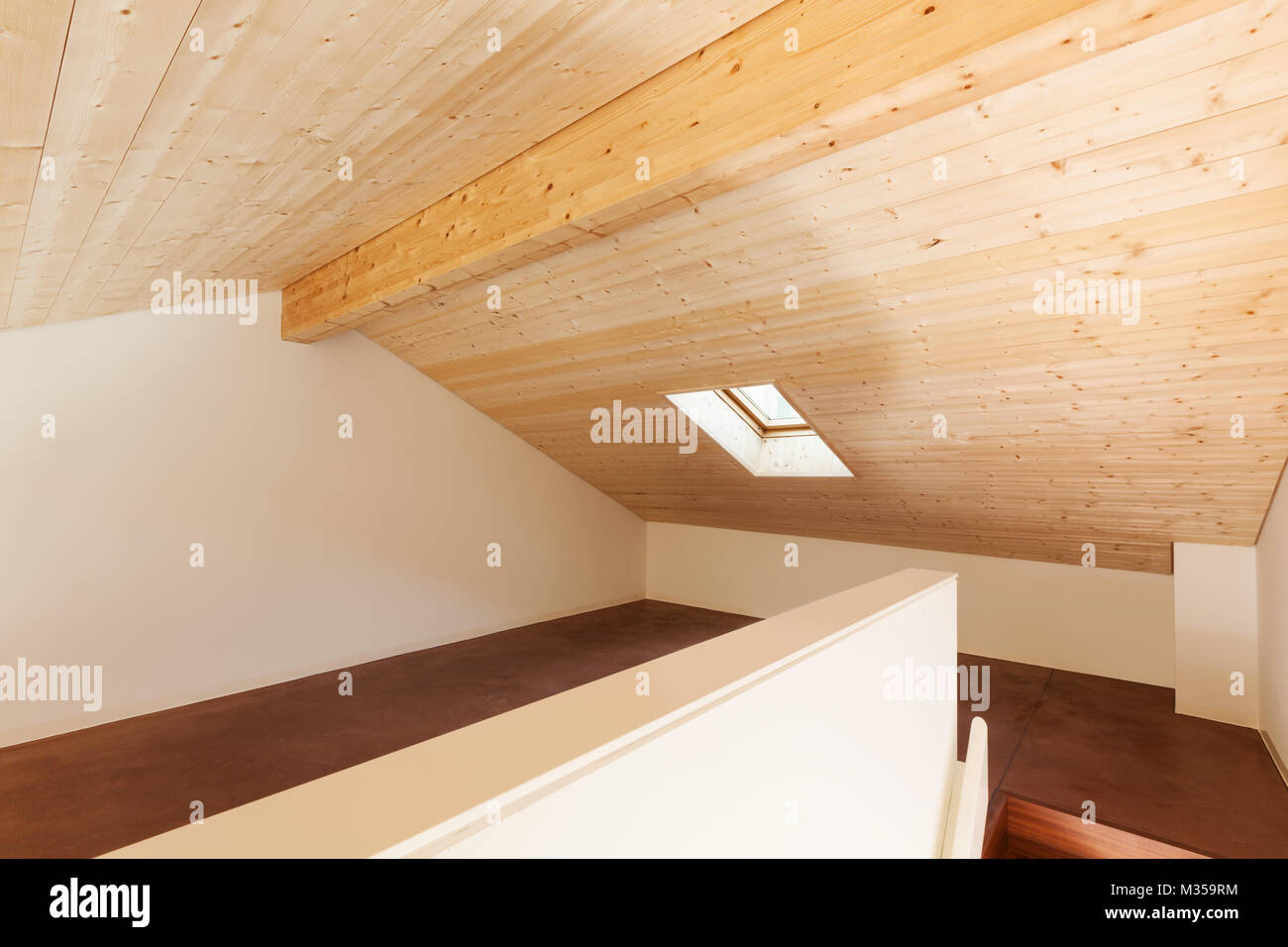 comfortable empty loft, interior, room view Stock Photo - Alamy
