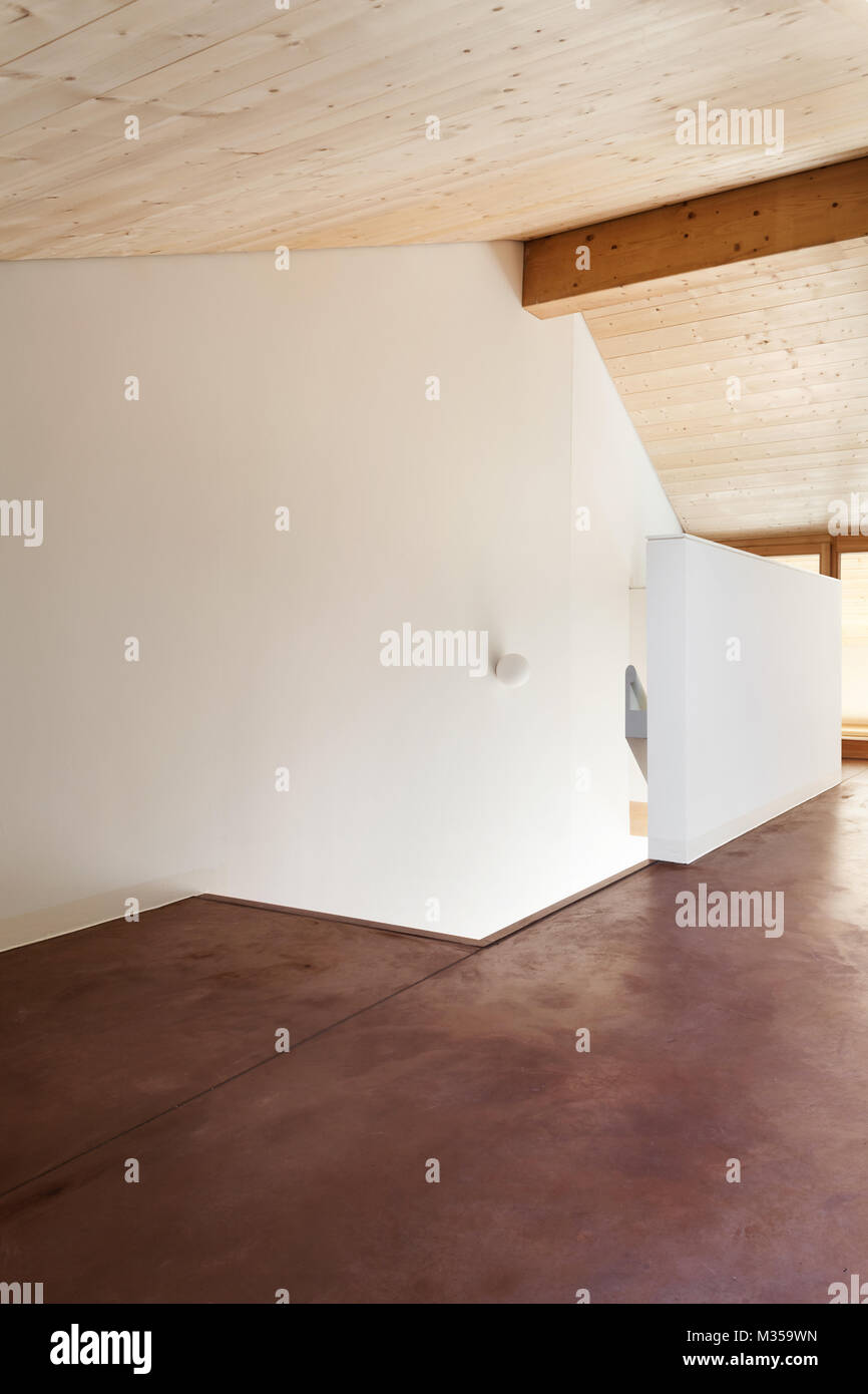 comfortable empty loft, interior, room view Stock Photo - Alamy