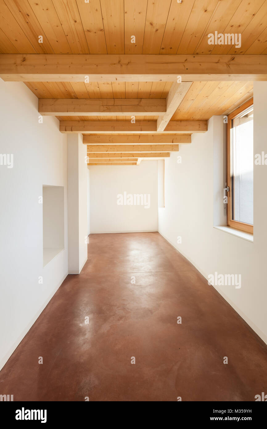comfortable empty loft, view from passage Stock Photo - Alamy