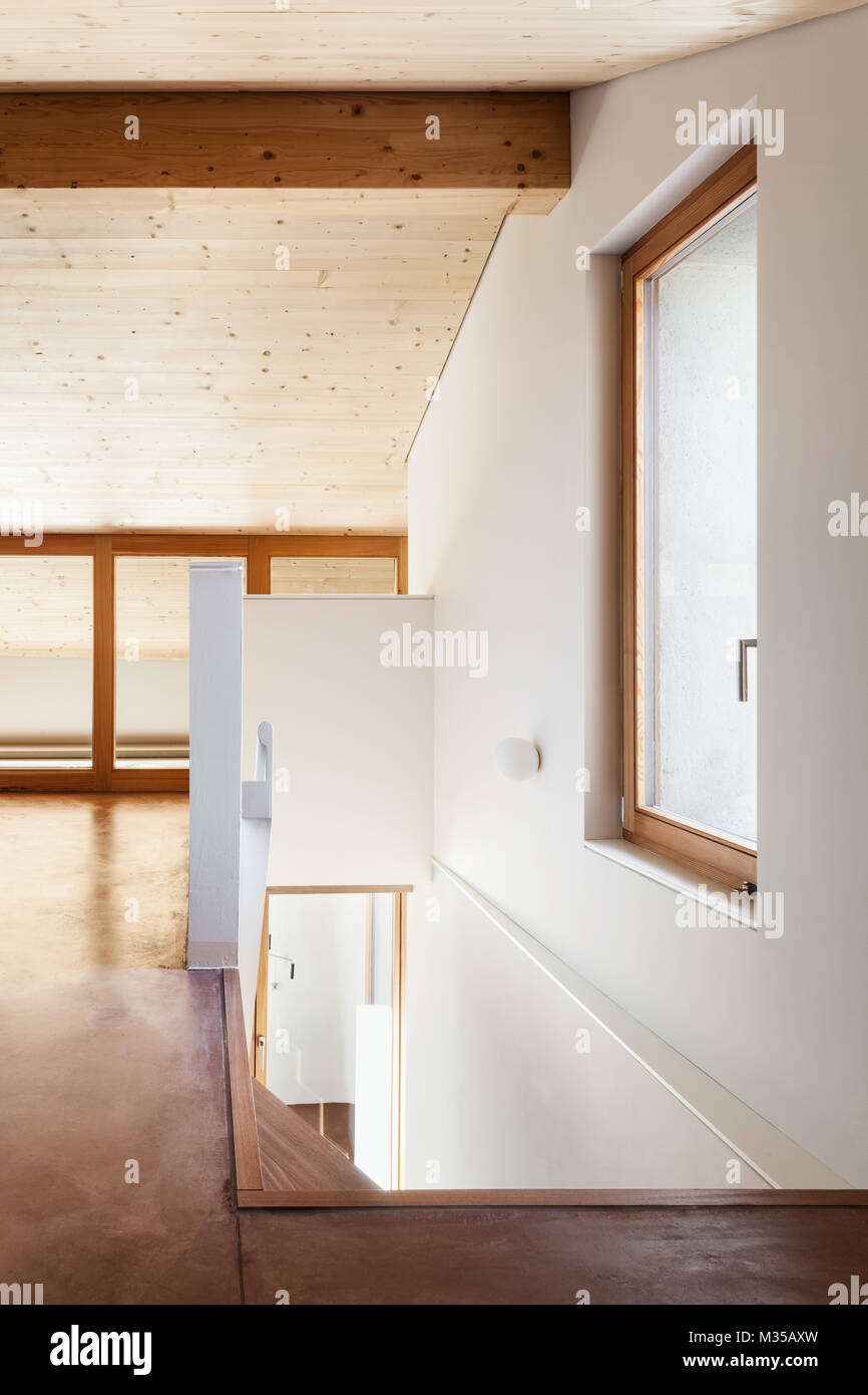 comfortable empty loft, interior, room view Stock Photo - Alamy