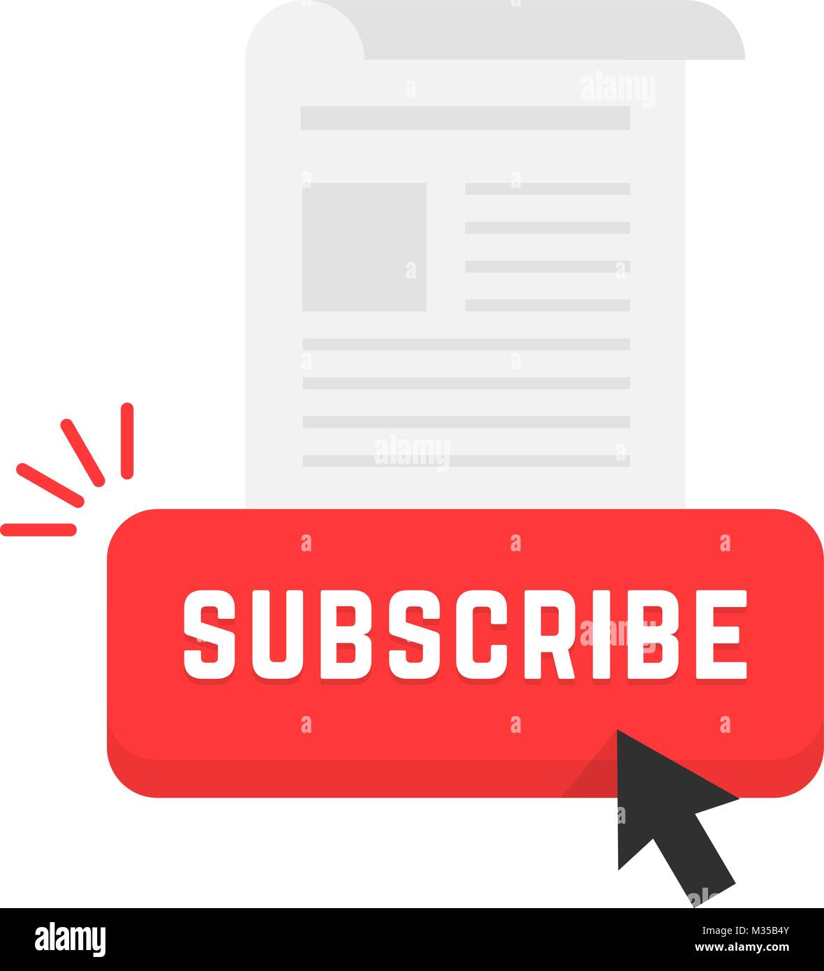 Subscriber button Stock Vector Images - Alamy
