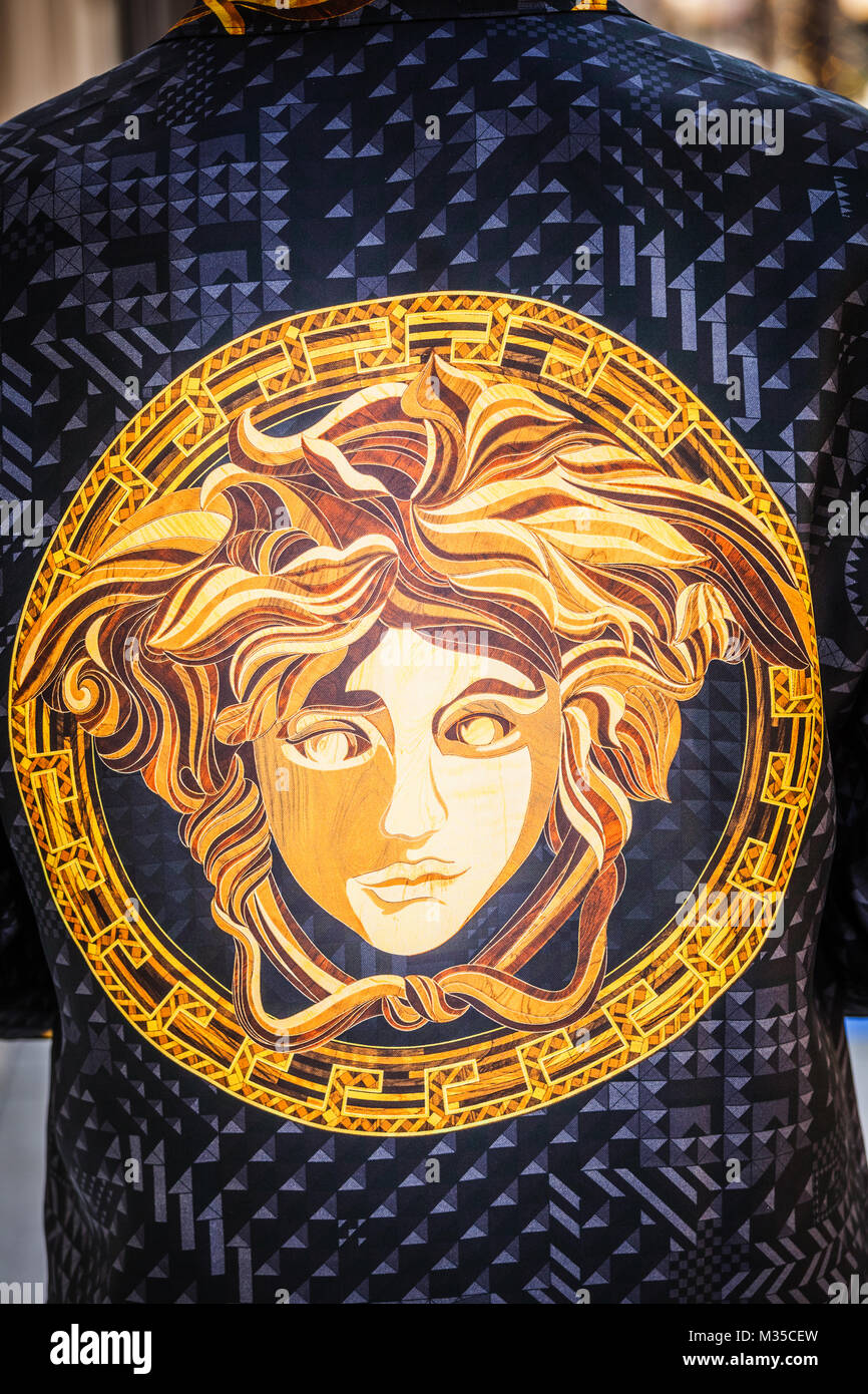 Versace Logo Print
