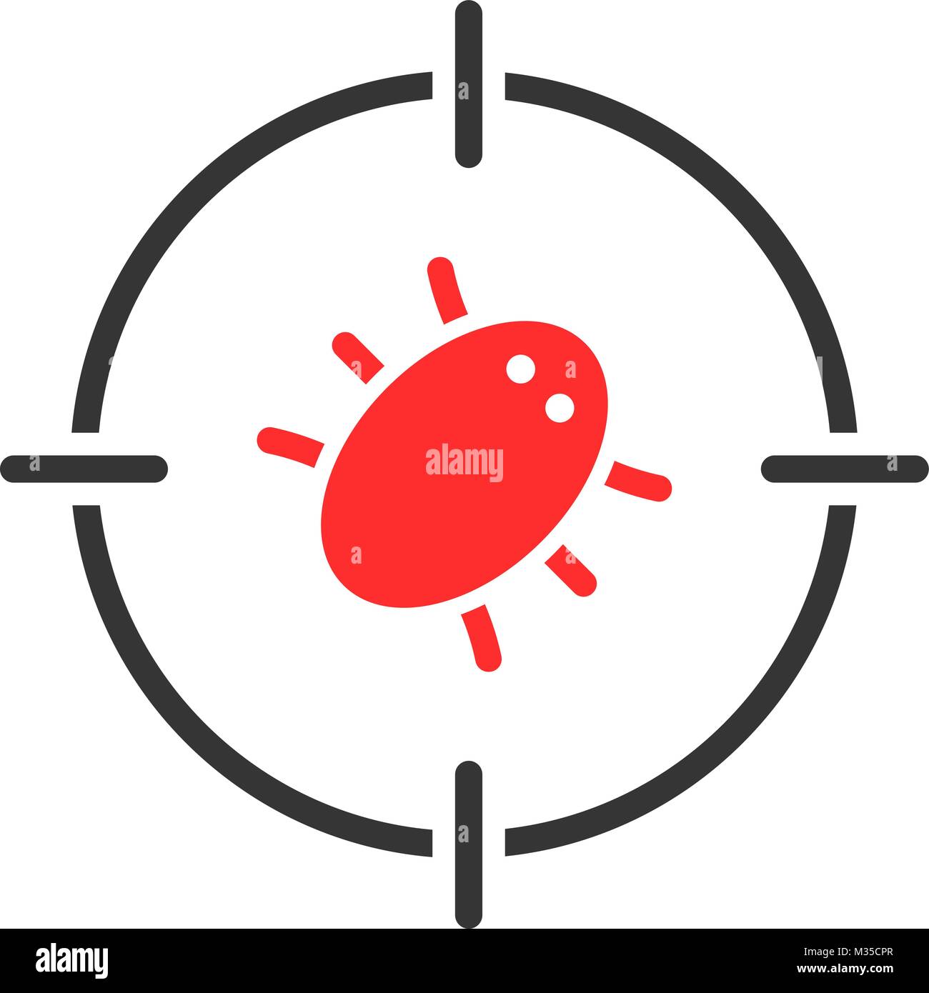 red bug in target Stock Vector Image & Art - Alamy
