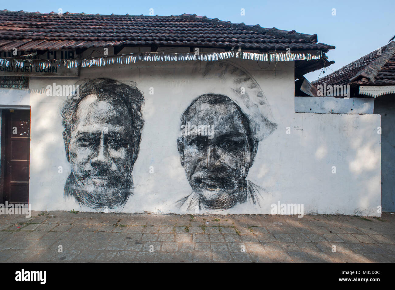 Graffiti on wall, kochi, kerala, India, Asia Stock Photo - Alamy