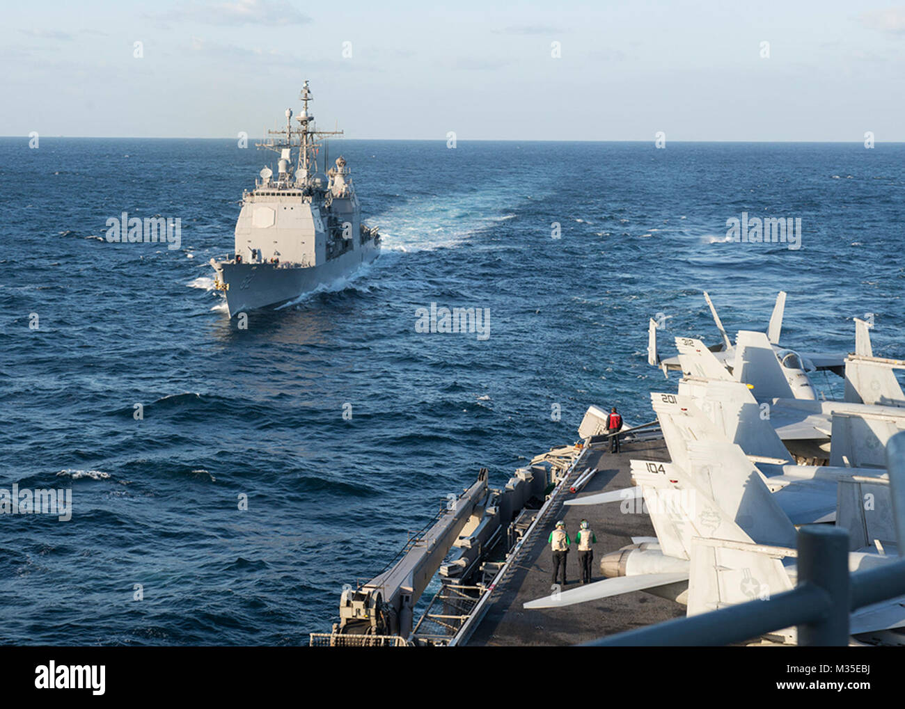 USS Chancellorsville Trains Near the Republic of Korea by #PACOM Stock ...
