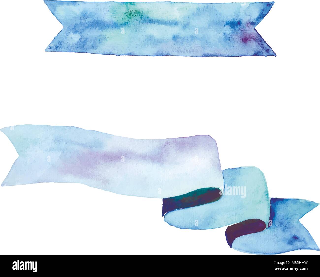 Ribbon vector hi-res stock photography and images - Alamy