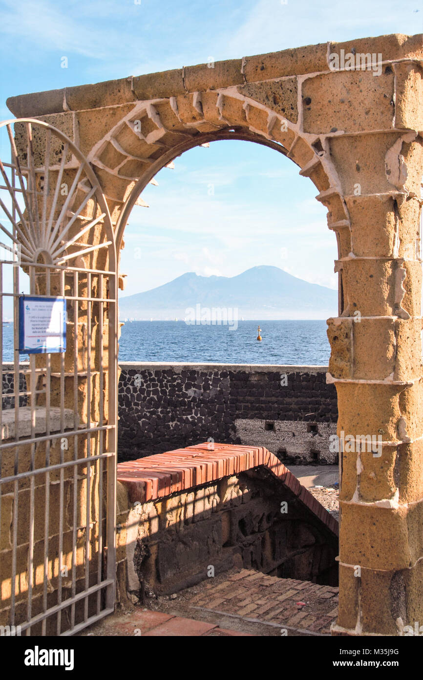 Gaiola protected area, sea and beach, Posillipo, Naples, Italy Stock ...
