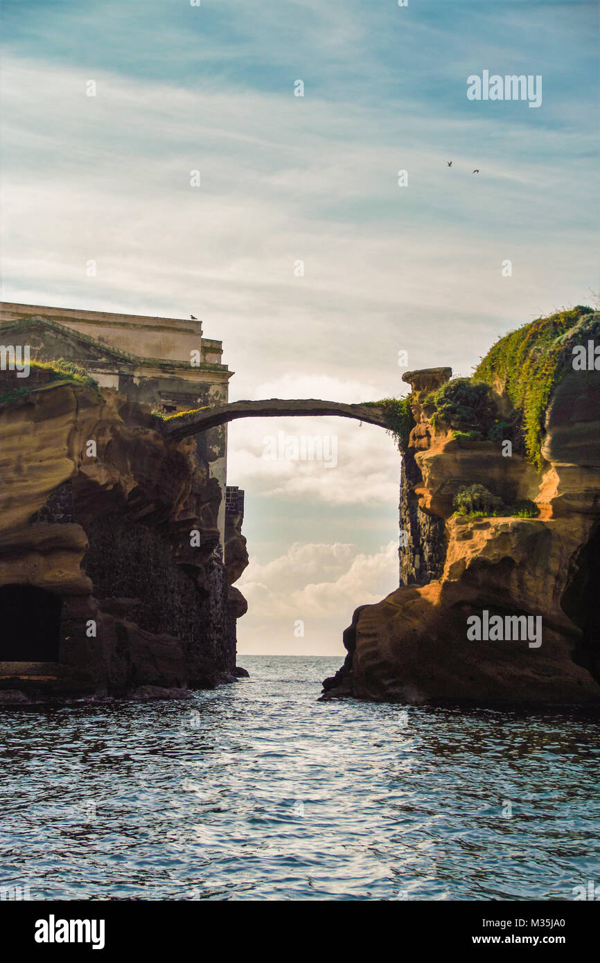 Gaiola protected area, sea and beach, Posillipo, Naples, Italy Stock ...