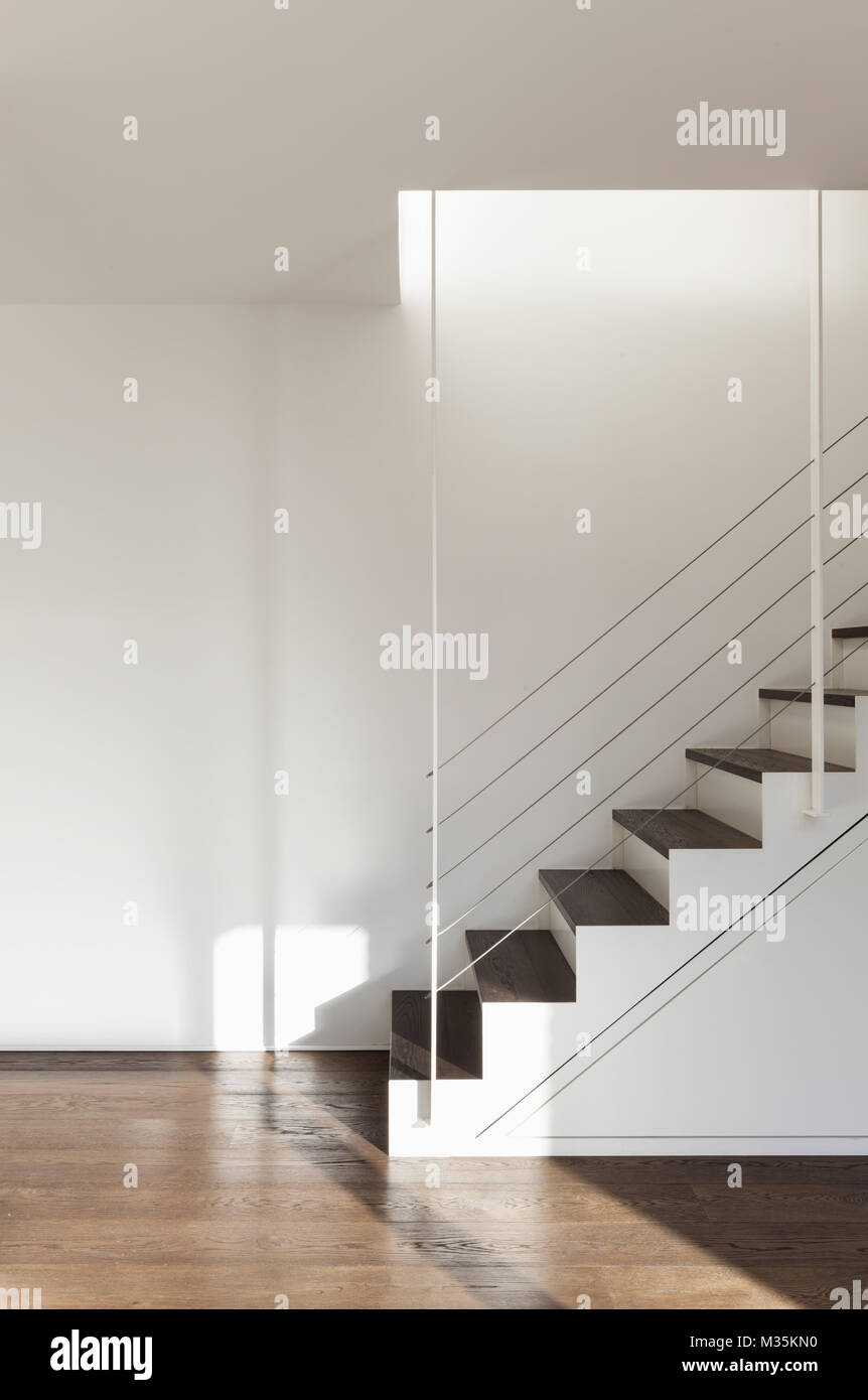 beautiful interior of a new apartment, staircase view Stock Photo - Alamy