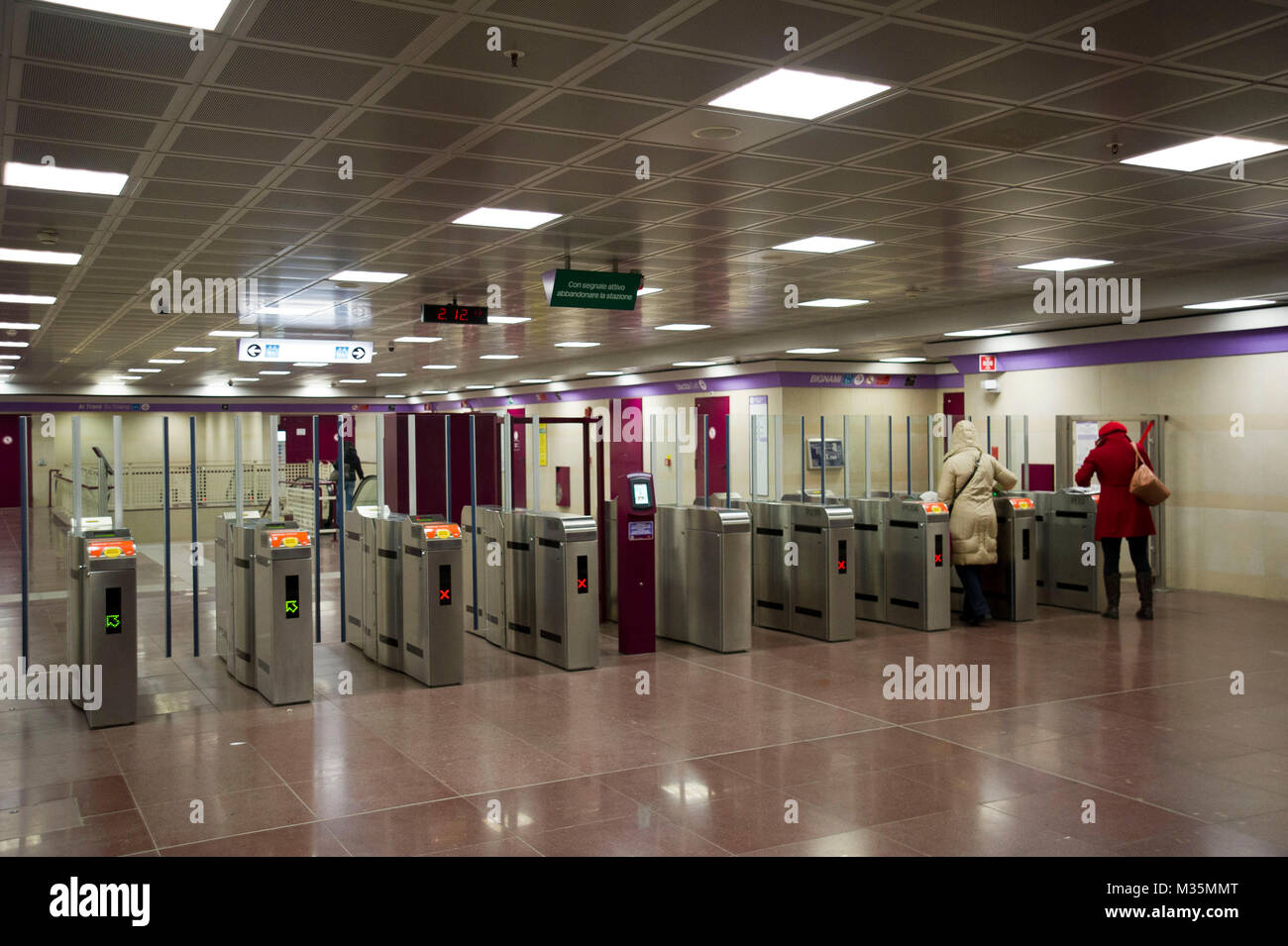 Italy, Lombardy, Milan, Metro line M5 Stock Photo - Alamy