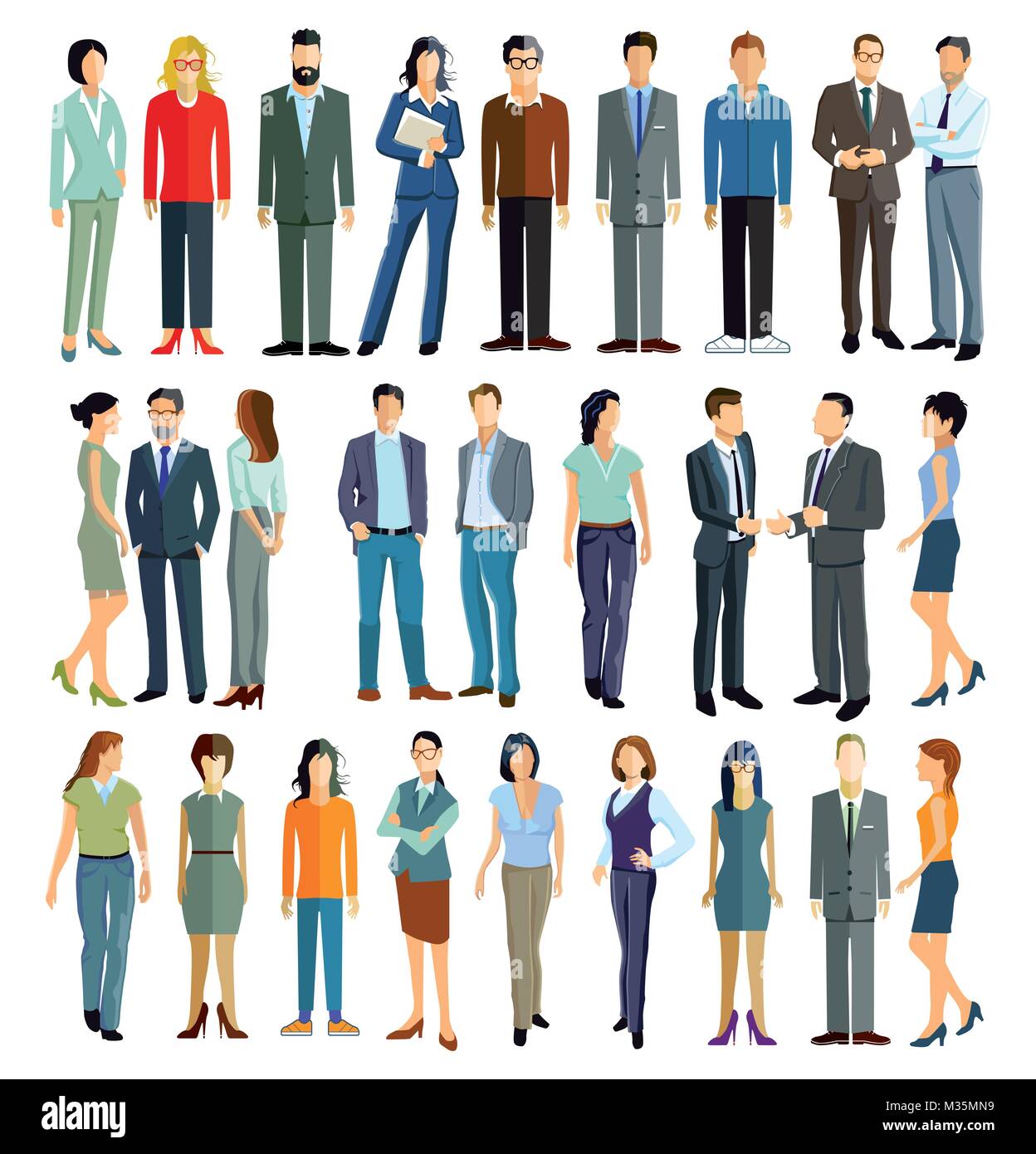 Population common Stock Vector Images - Alamy