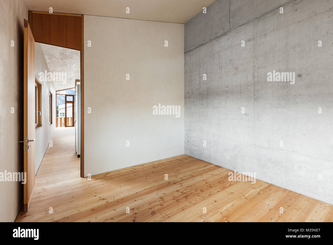 architecture modern design, home in concrete, room Stock Photo - Alamy