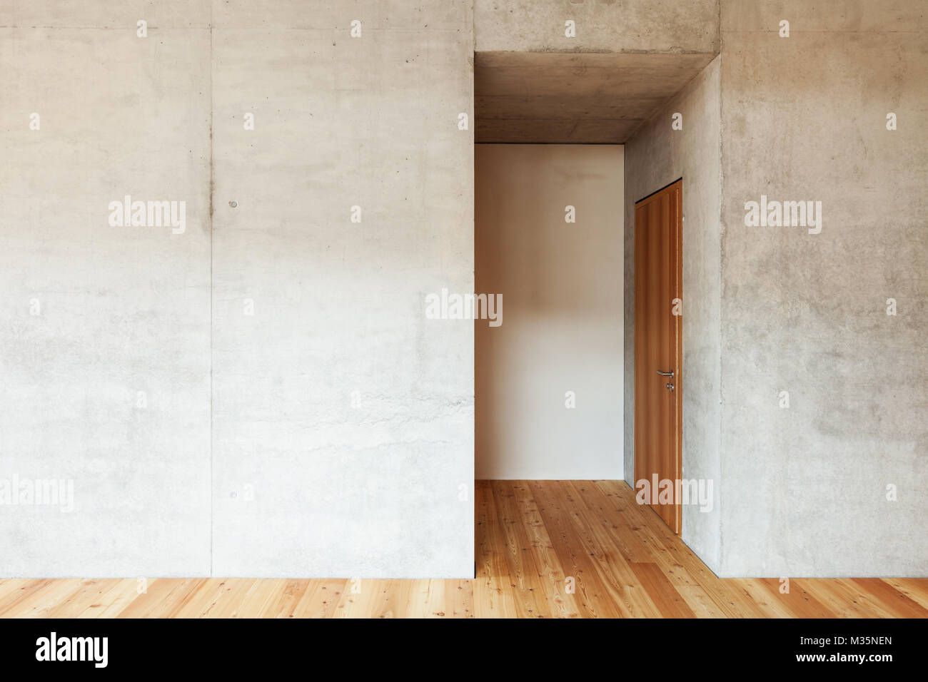 architecture modern design, mountain home, passage Stock Photo - Alamy