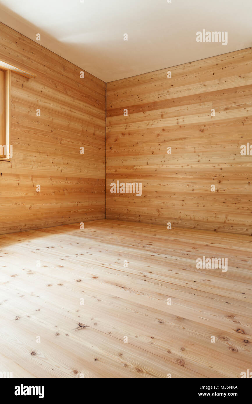 architecture modern design, wooden room Stock Photo - Alamy
