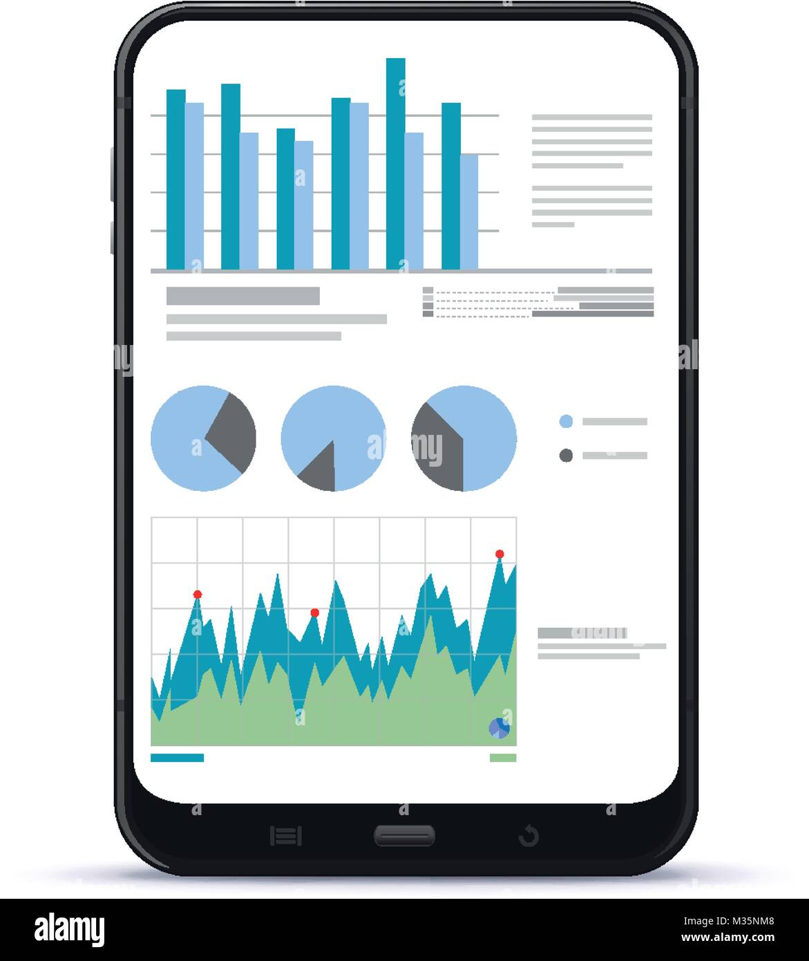 Bar charts and graphs Stock Vector Images - Alamy