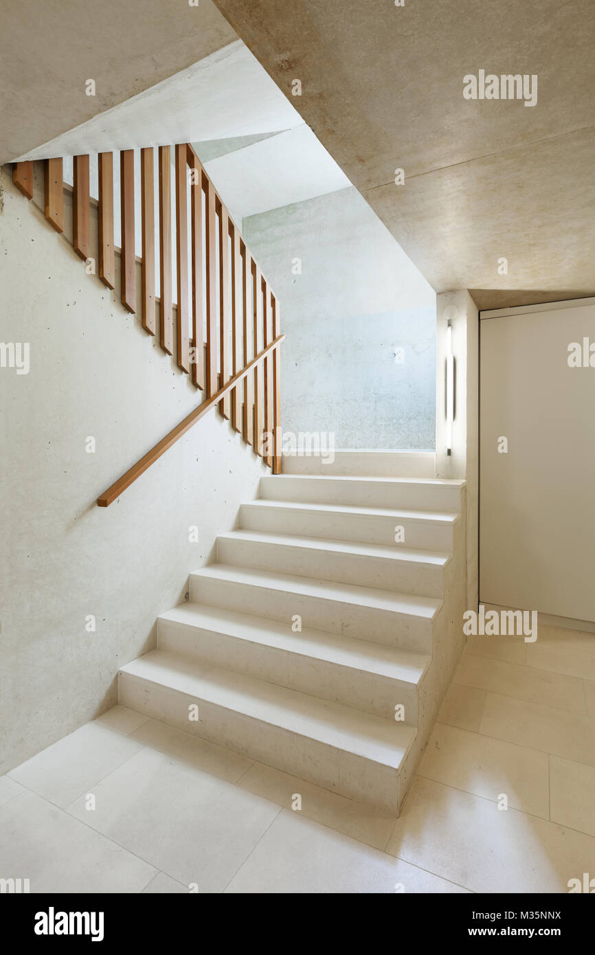 architecture modern design, interior home, staircase Stock Photo - Alamy