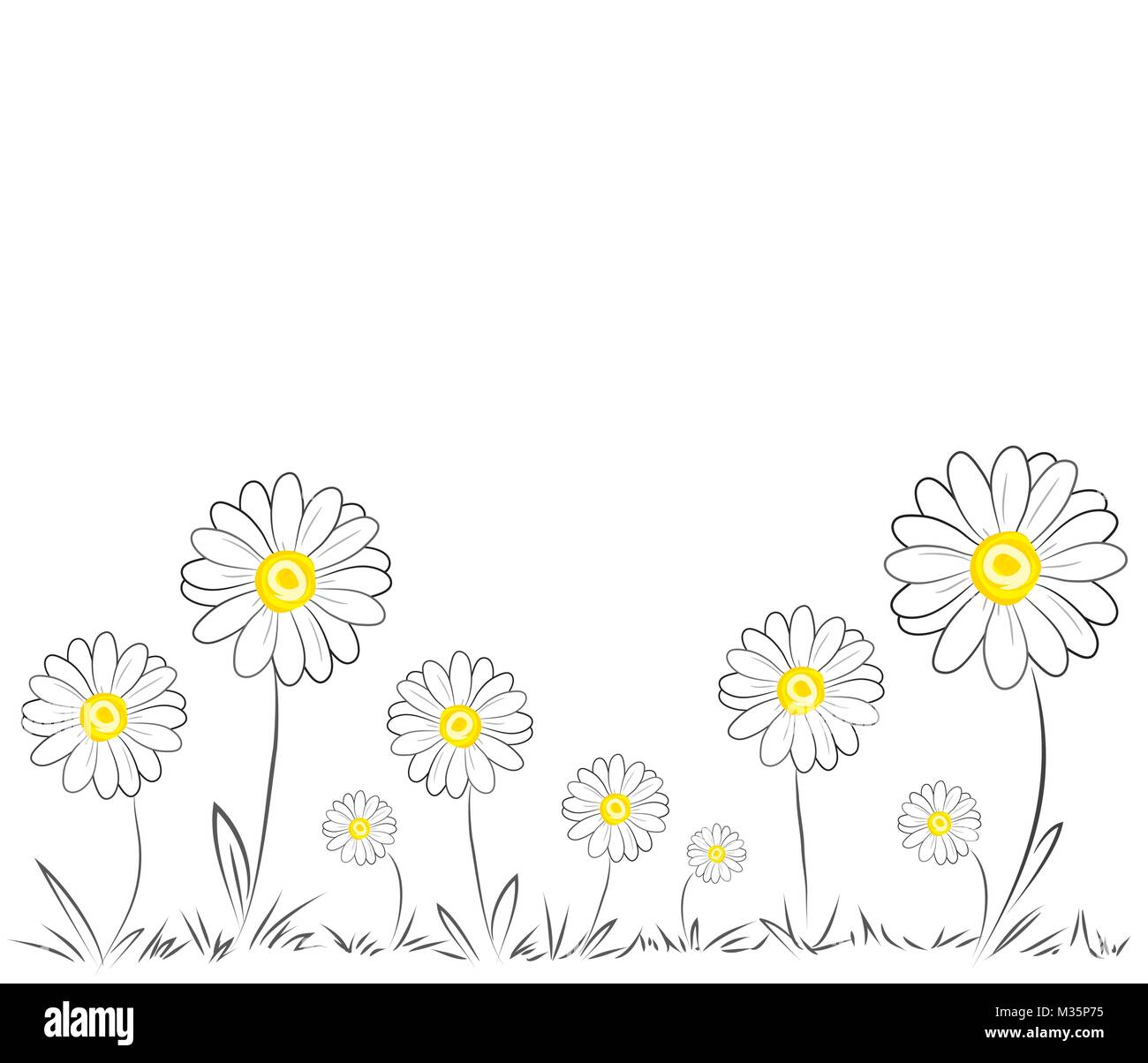 Greeting card flower vector vectors hi-res stock photography and images ...